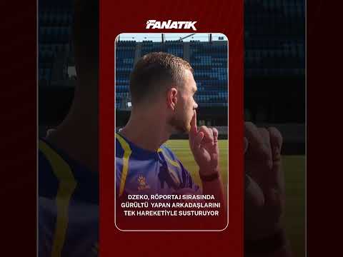 😂 Dzeko, röportaj sıradasında gürültü yapan takım arkadaşlarını tek hareketiyle susturuyor. #shorts