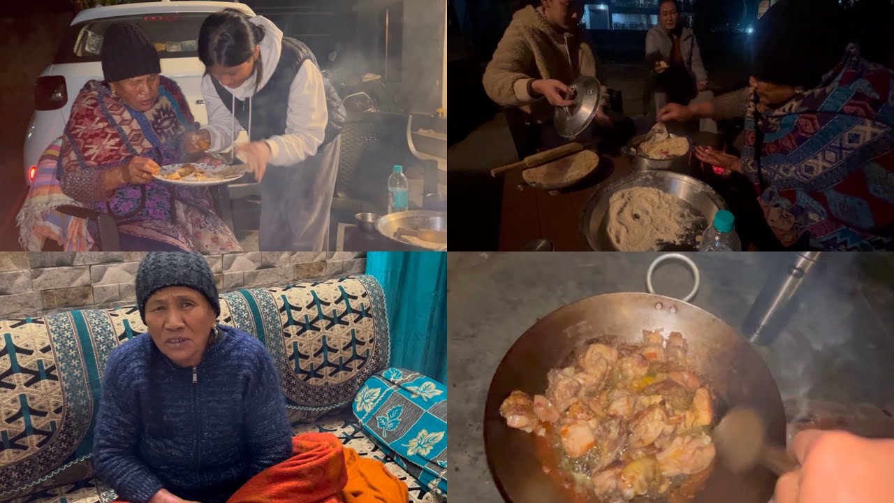 Thande se hua bura haal😵‍💫||toh banaliya humne new style me chicken🍗😜 ...