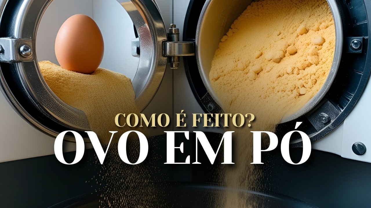 Processamento de OVO DESIDRATADO (em pó) na industria de alimentos ...