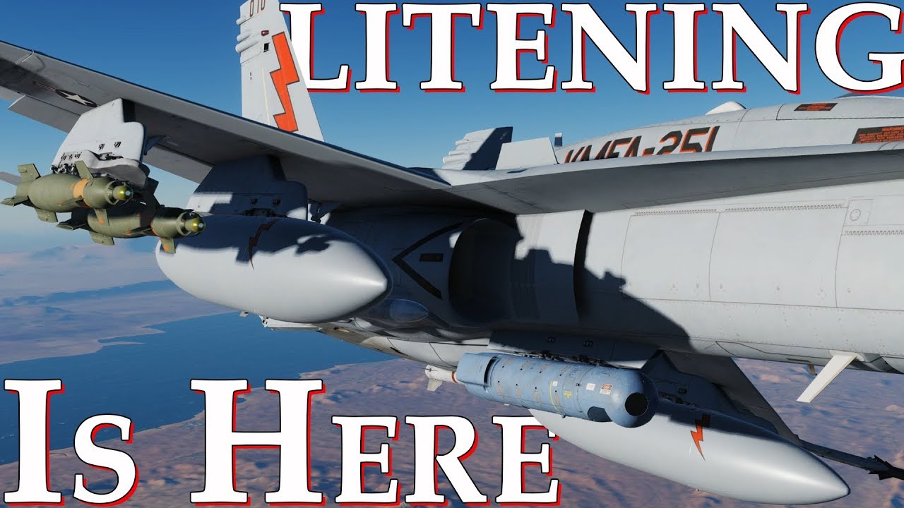DCS: F/A-18C Hornet | LITENING Targeting Pod LGB & LMAV Tutorial! - YouTube
