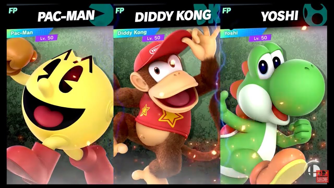 Super Smash Bros Ultimate Amiibo Fights – Request #23545 Pac Man vs ...