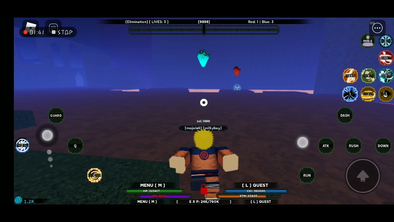 shindo life raion azure and arahaki jokei combo/1v1 - YouTube