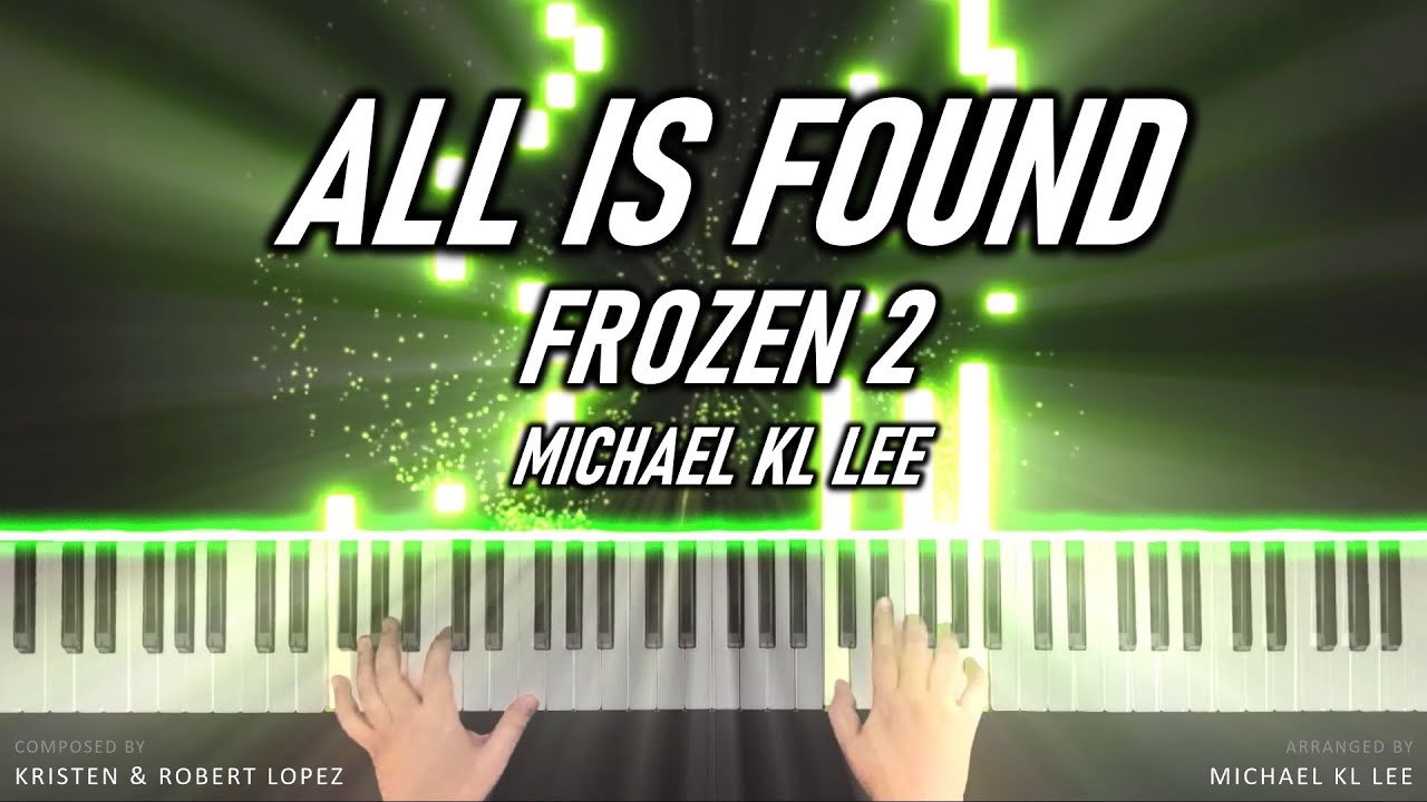 All Is Found - Frozen 2 (Piano Version) - YouTube