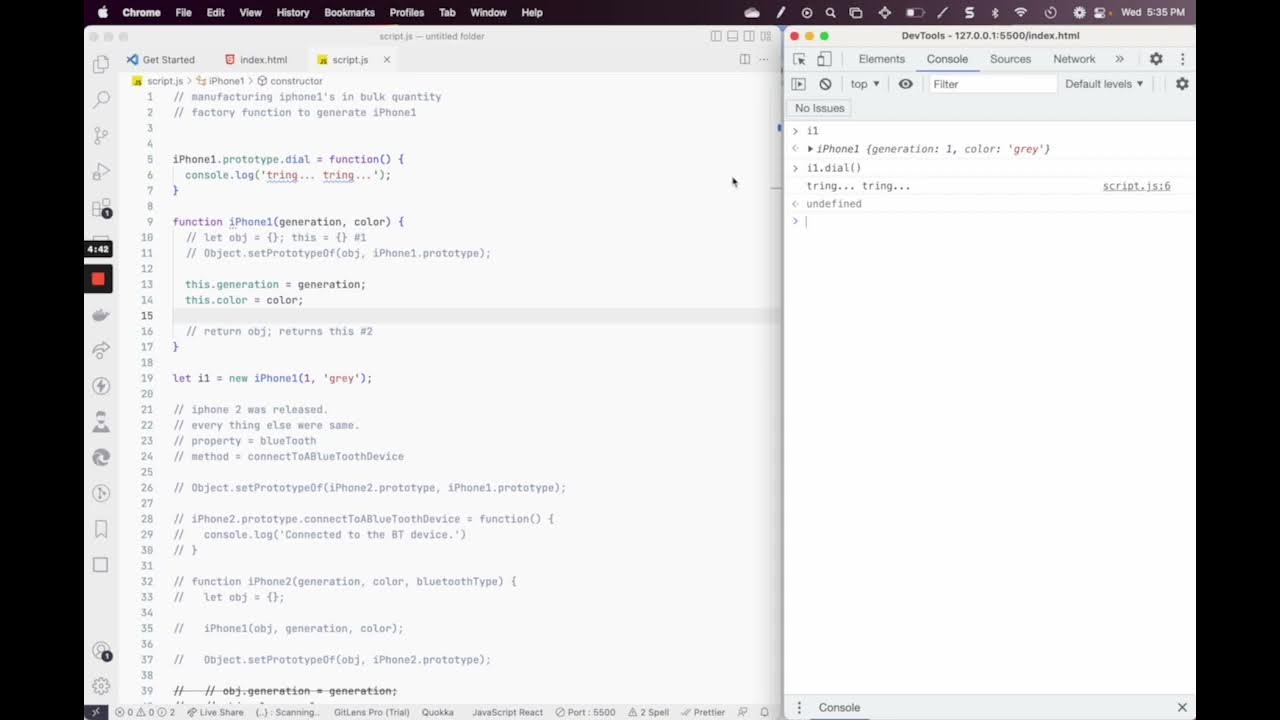 Javascript - The magic of the new keyword - pre-live-class video - YouTube