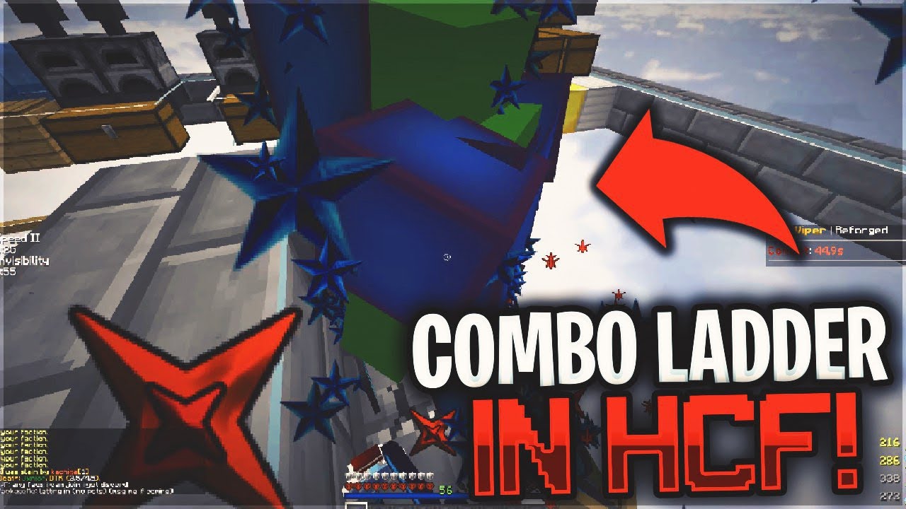 COMBO LADDER IN HCF... *SERVER BUG* | Minecraft HCF - YouTube