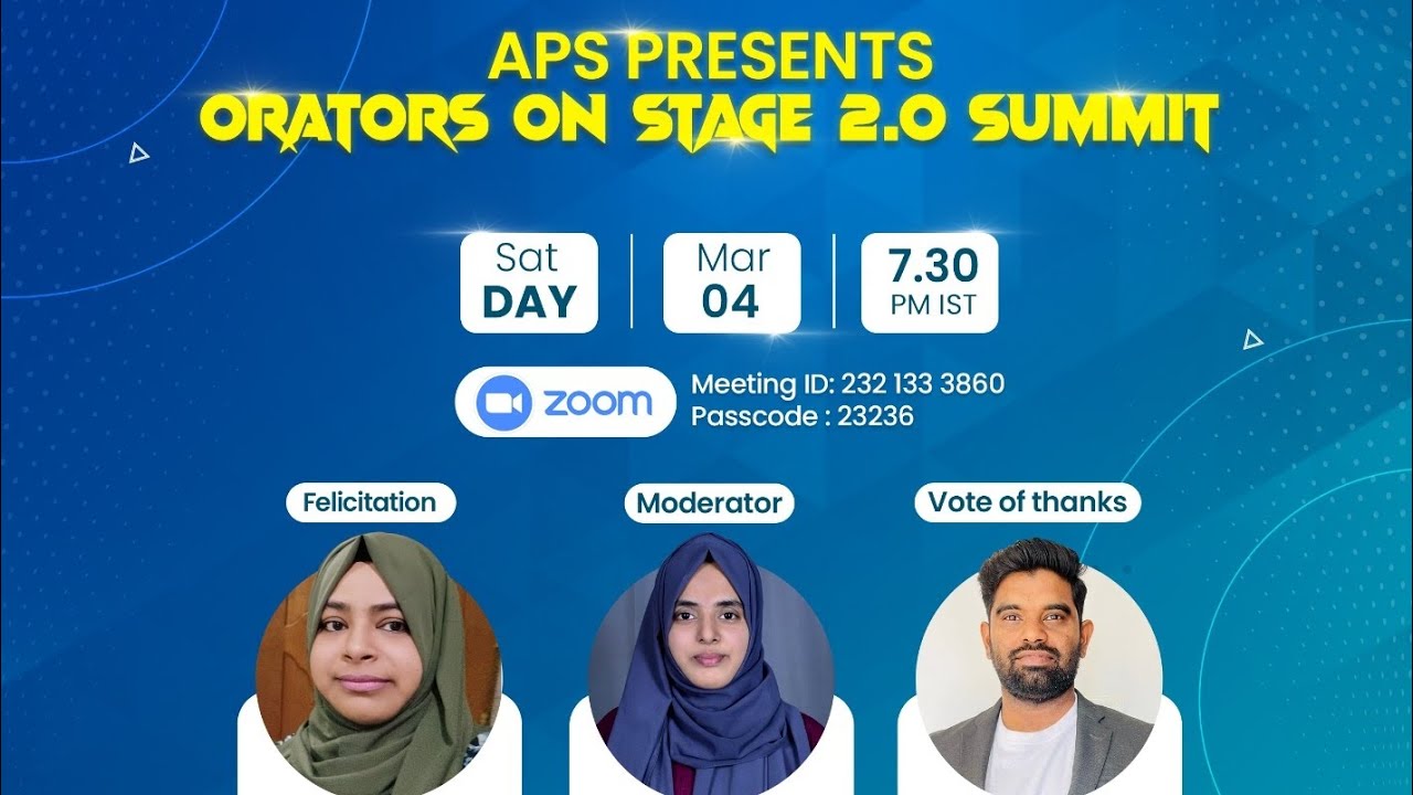 orators on stage 2.0 - YouTube