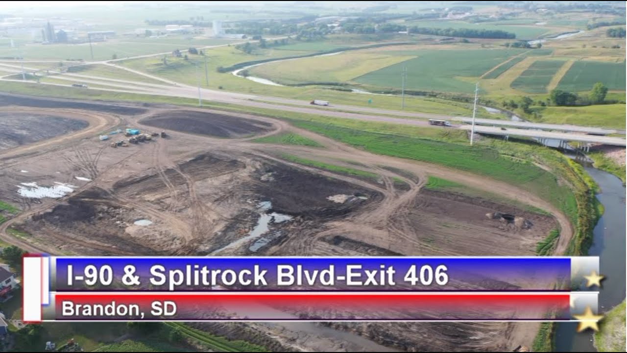 I-90 & Splitrock Blvd, Brandon, SD- Exit 406 - YouTube
