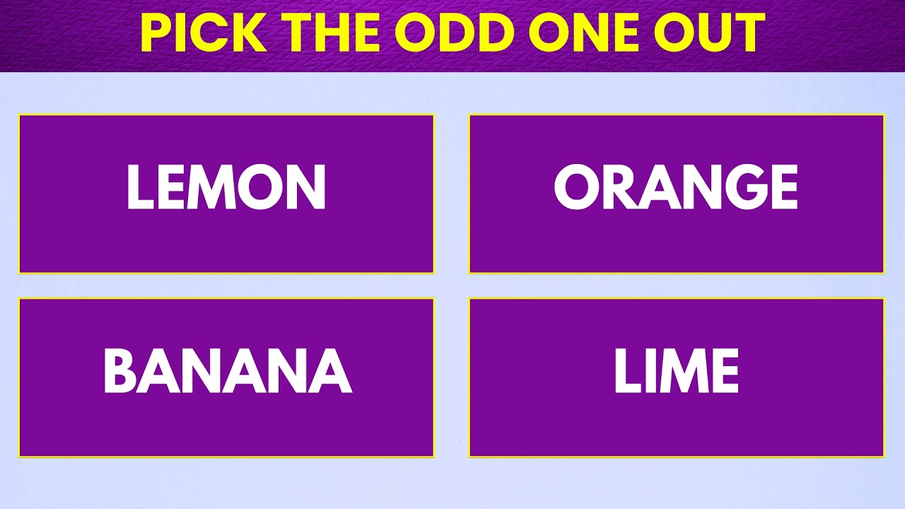 Can You Pick the Odd One Out? | Ultimate General Knowledge Quiz # ...