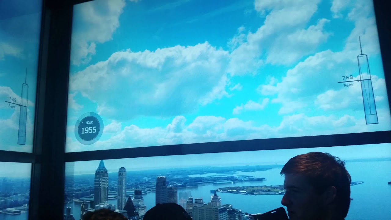One World Trade Center Elevator Ride Up - YouTube