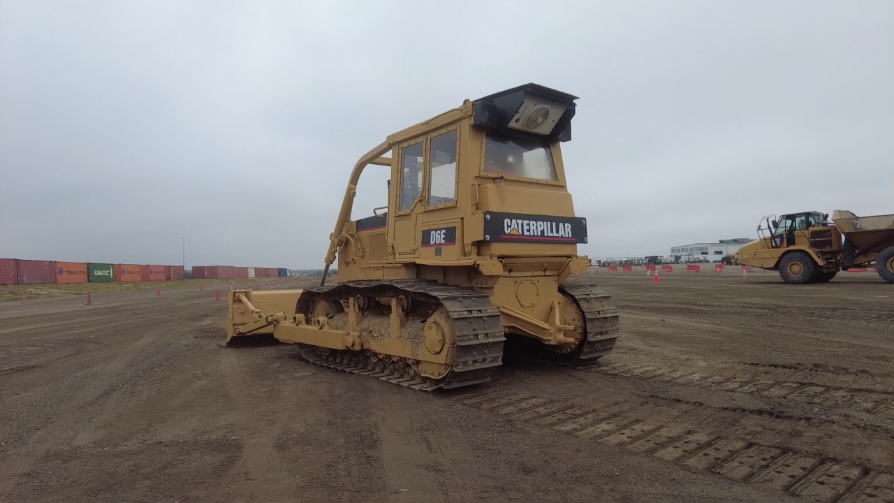 1993 Caterpillar D6E Crawler Tractor C05 1 1545 - YouTube