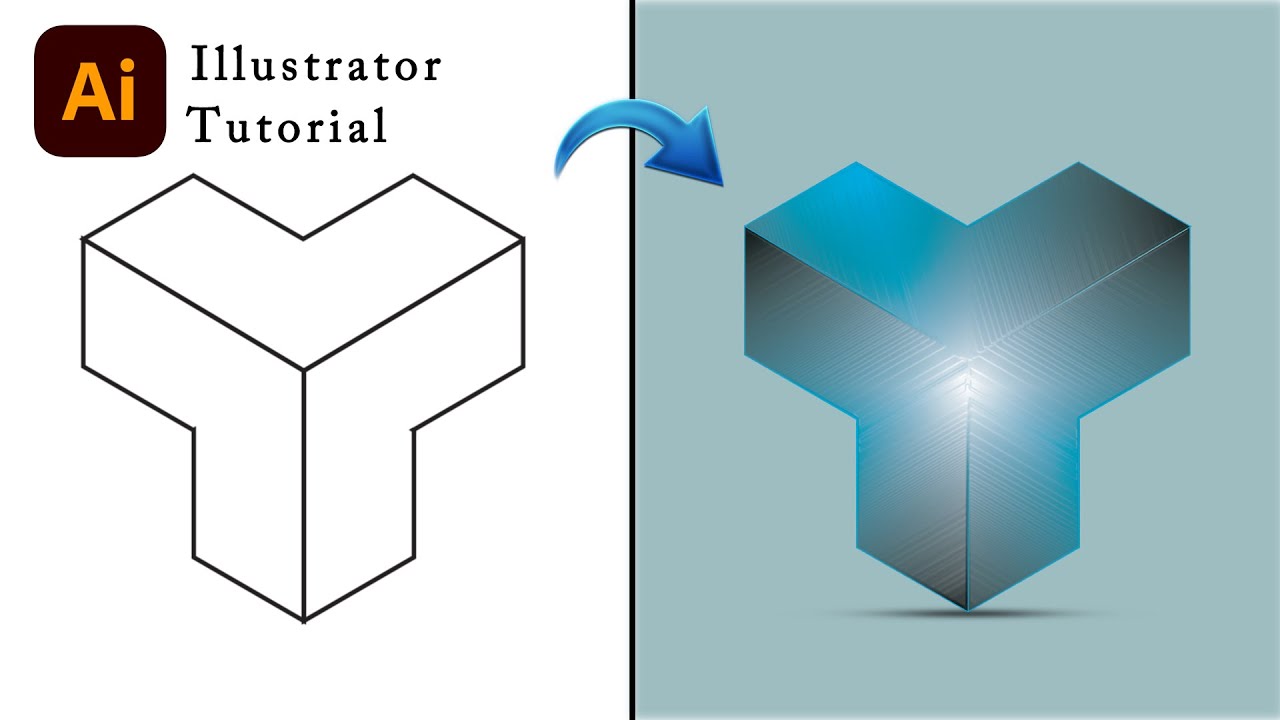 How to design 3D Logo | Adobe Illustrator | Logo Design - YouTube