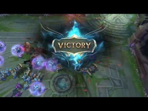 LOL I MINION PUSH-TACTIC S6 100% WIN