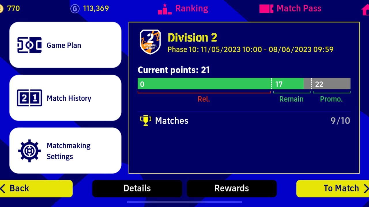 just 1 point need to qualify div 1 & this happen🔥🔥 #efootball2023 # ...