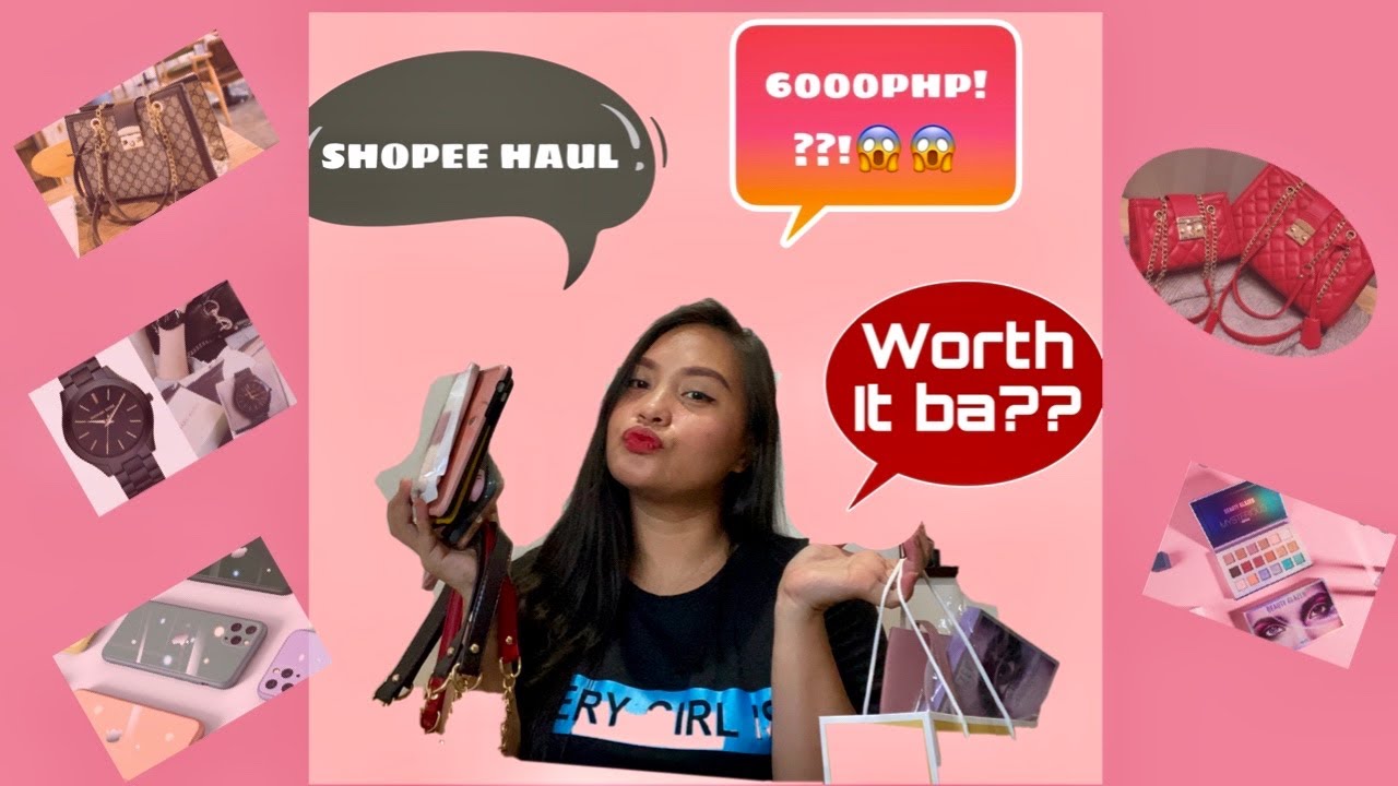 SHOPEE HAUL ️ ( Expectation VS Reality ) - YouTube