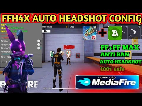 New FFH4X H4X SCRIPT AUTO HEADSHOT MOD MENU OF FFH4X ANTI BAN FREE FIRE ...