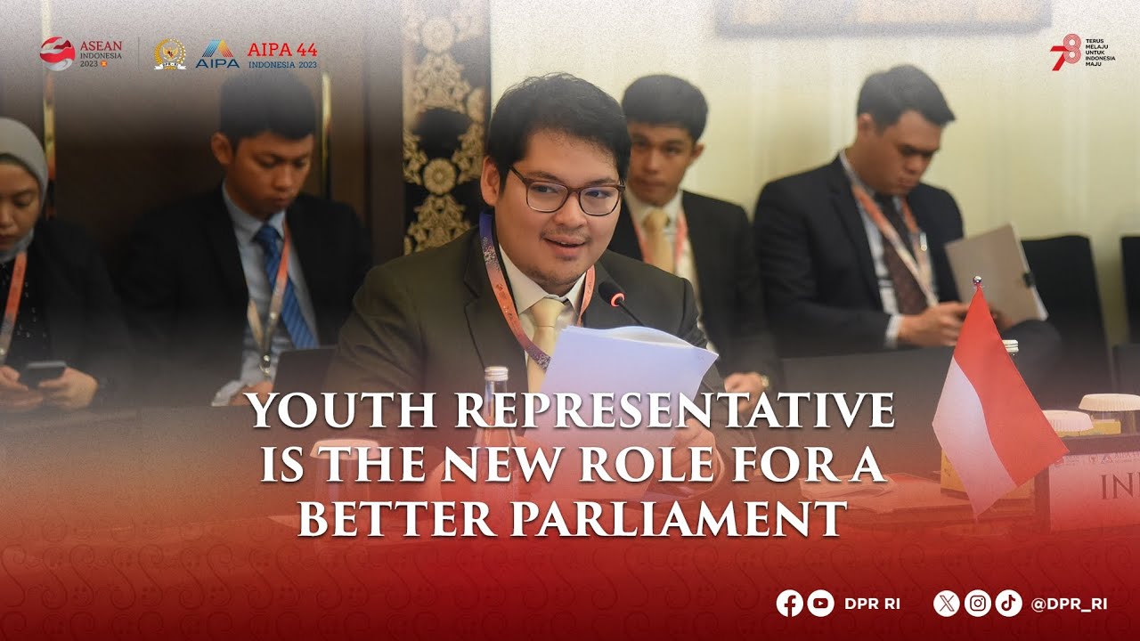 YOUTH REPRESENTATIVE IS THE NEW ROLE FOR A BETTER PARLIAMENT - YouTube