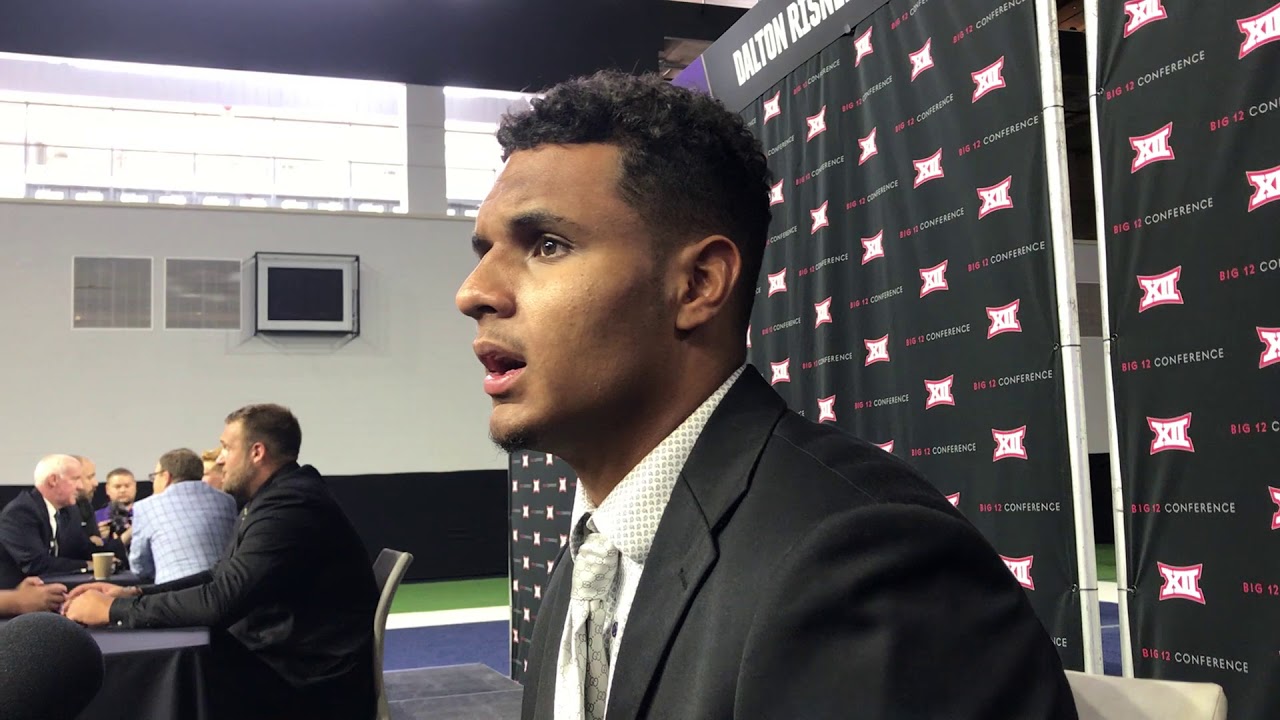 Kansas State QB Alex Delton at Big 12 Media Days - YouTube