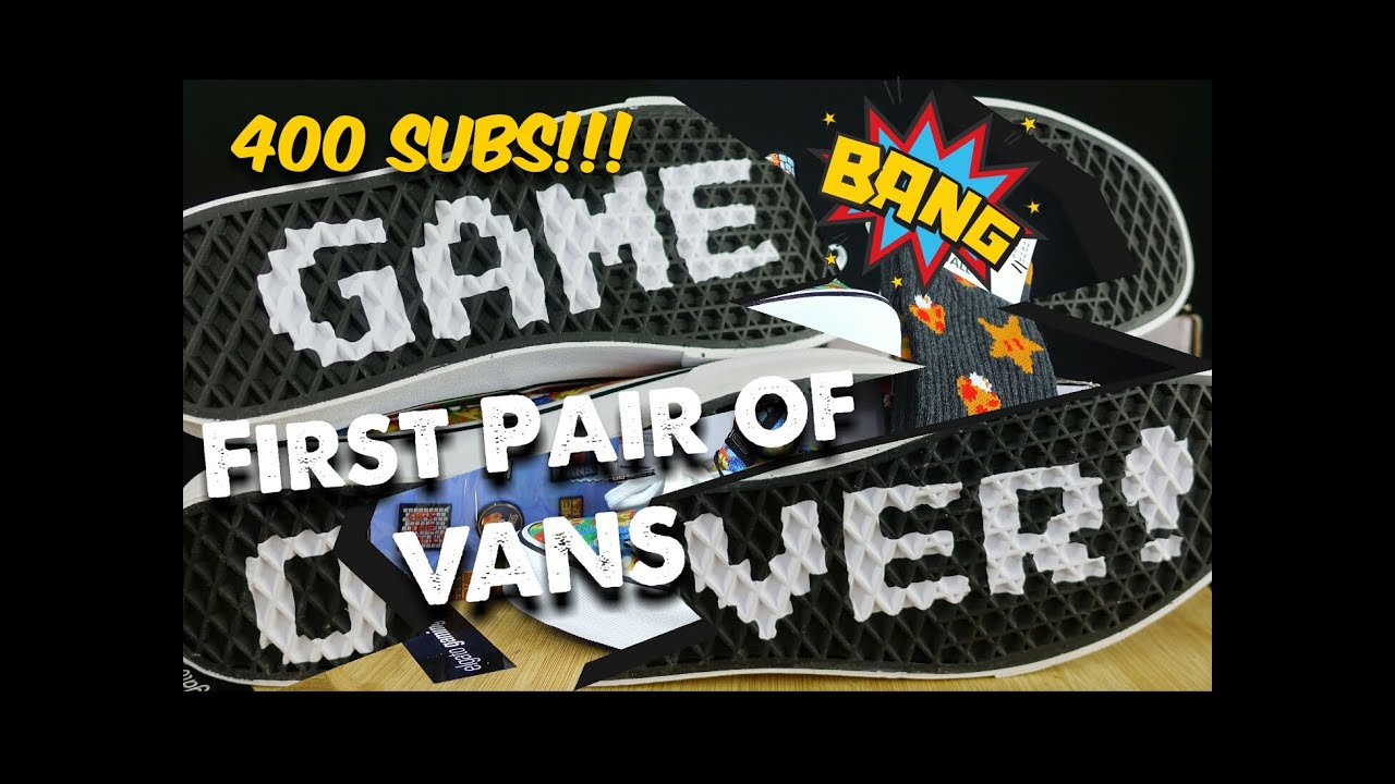First pair of Vans ( Authentic Nintendo Super Mario Bros ) Review - YouTube
