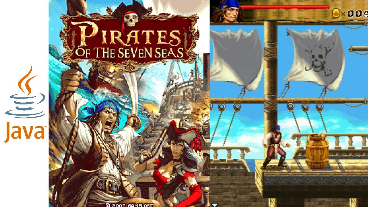 Pirates of the seven Seas (Java ME Game) - Full Walkthrough - YouTube
