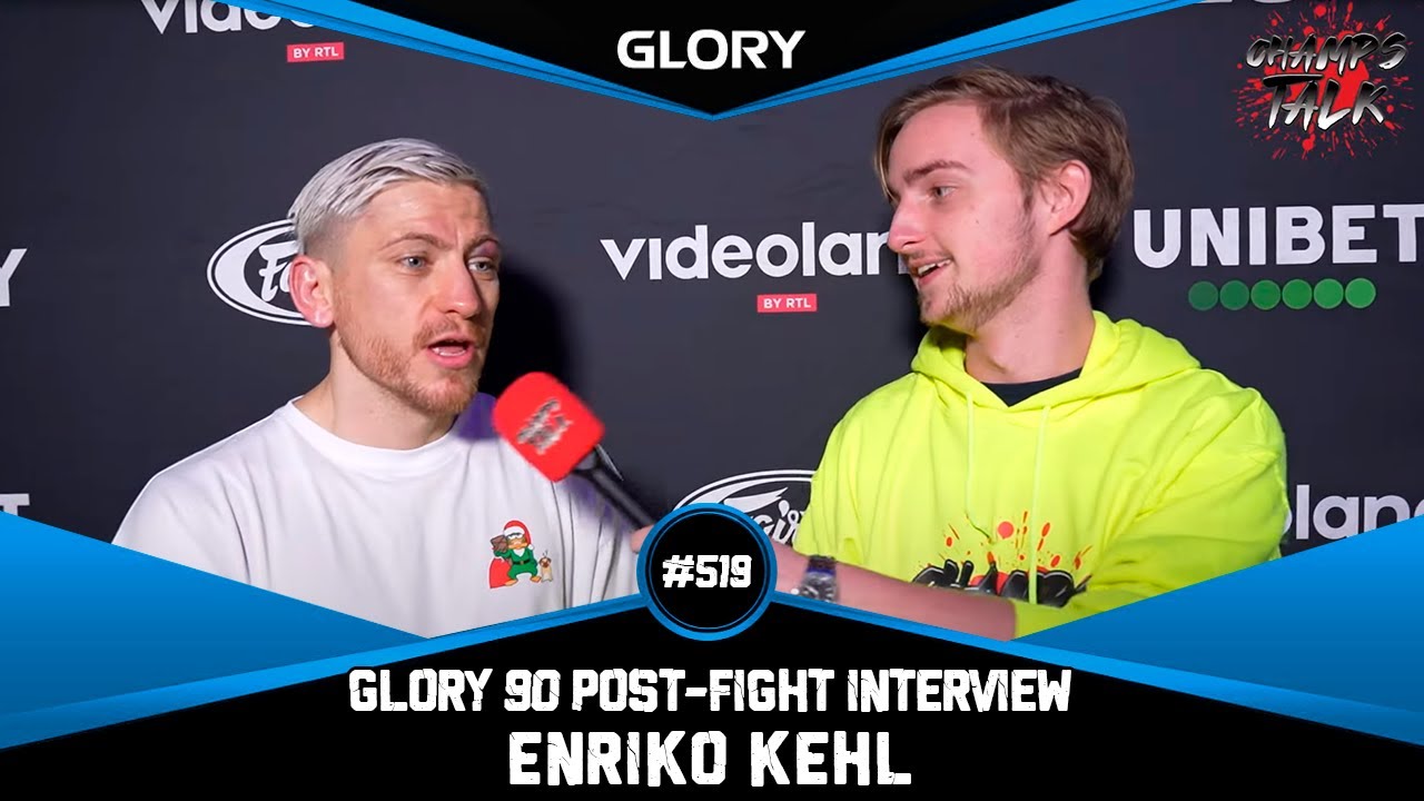 Enriko Kehl 'I am ready for Tyjani Beztati!' || #Glory90 Post-Fight ...