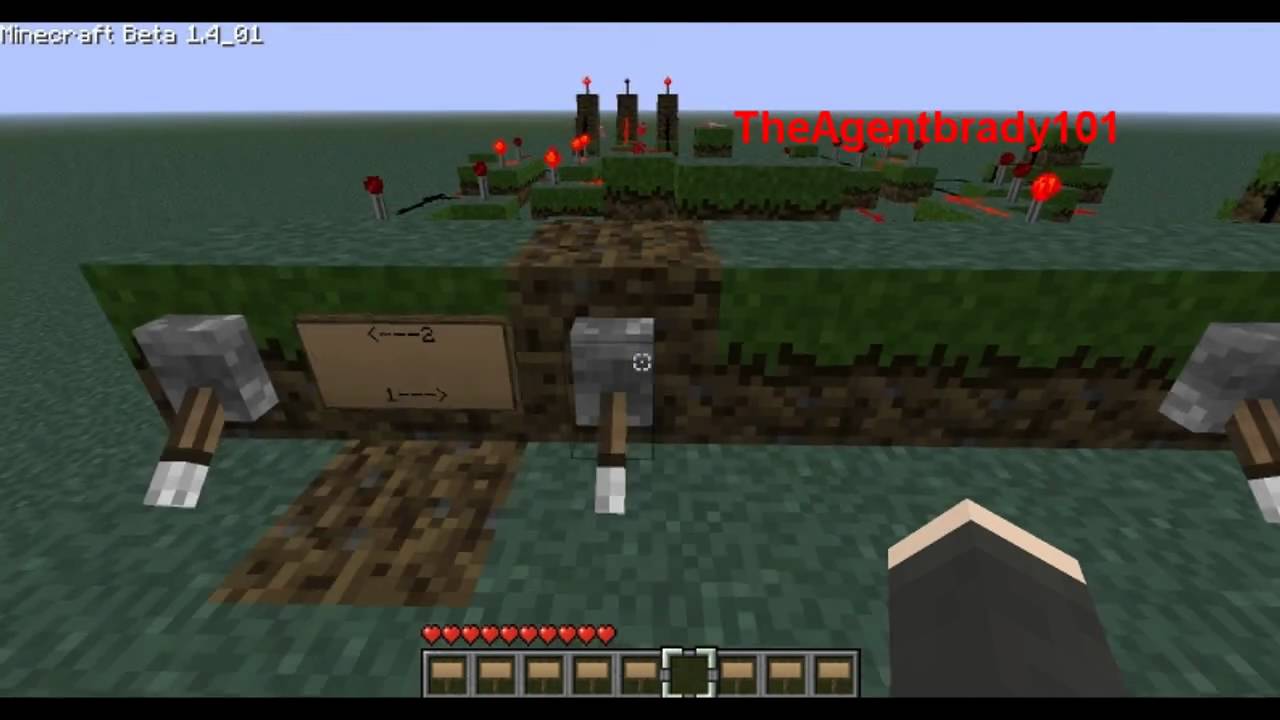 Minecraft Binary 2-bit Adder - YouTube