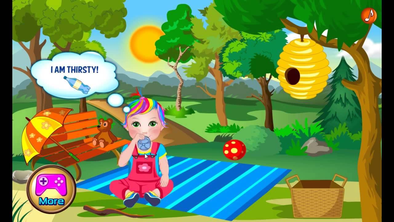 Baby Juliet Games - Baby Juliet Bee Sting - Online Game For Kids - YouTube