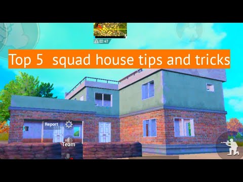 🔥SQUAD HOUSE | Top 5 best tips and tricks for rushing and defending in ...
