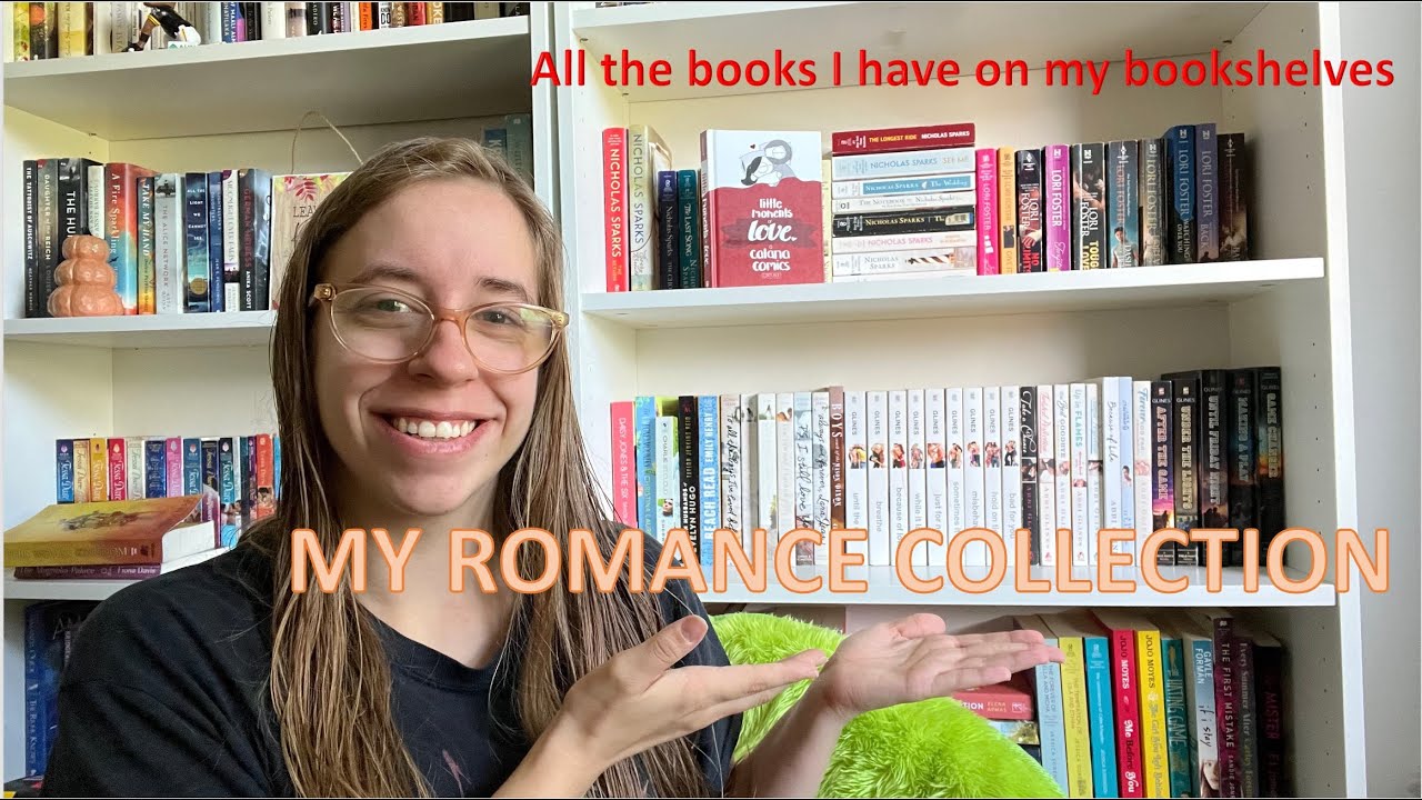 All my romantic books || Bookshelf tour - YouTube