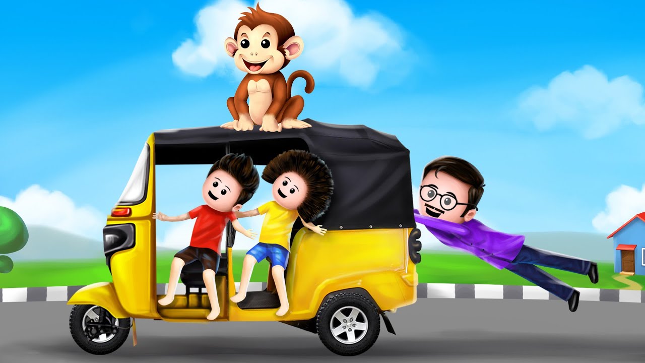 Pagal Beta & Monkey - पागल बेटा बंदर कॉमेडी | Jokes Desi Comedy Video ...