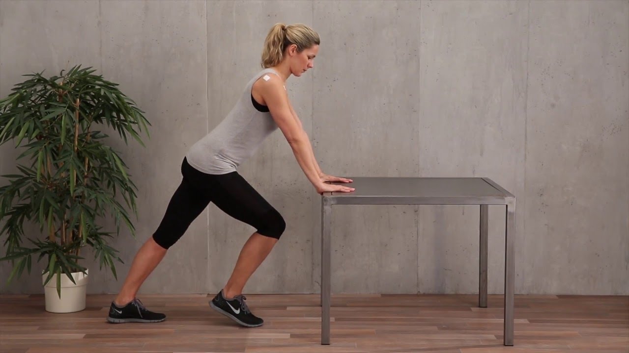 Shoulder Rehab: Centring Shoulder Blades at a Table - Oblique Push-Up ...