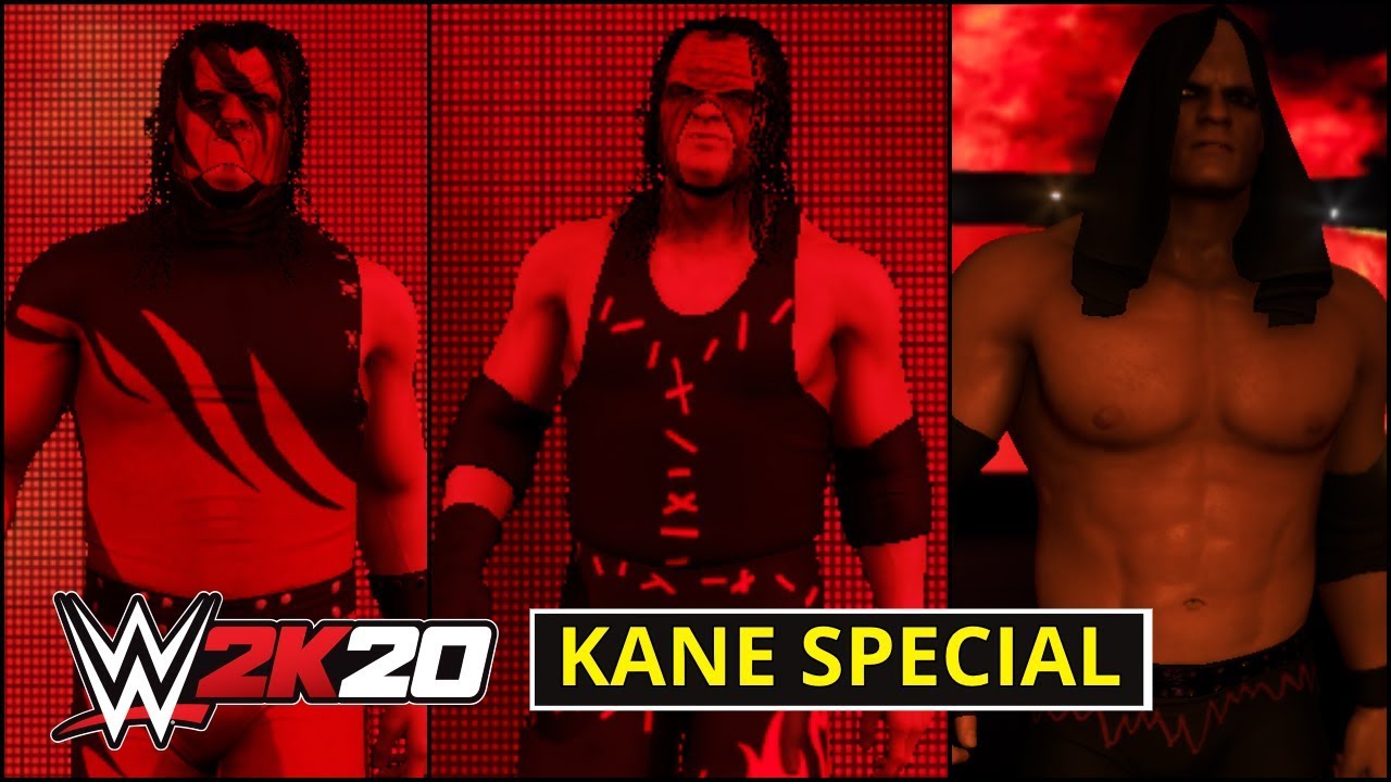 WWE 2K20 'KANE' Special Gameplay ! Fail Game LIVE 2K20 THEME GAMEPLAY ...