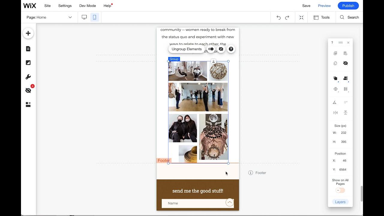 Wix Website Designer Tip: Overlapping Mobile Elements - YouTube