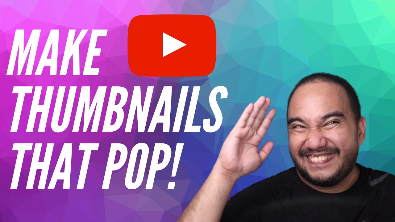 How to Make a Youtube Thumbnail — Quick and Easy Tutorial Tagalog - YouTube