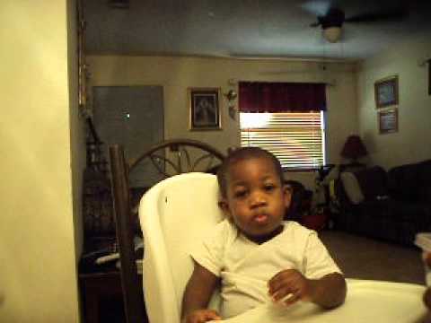 Joshua Jeremiah at one and a half. Your Baby can R - YouTube