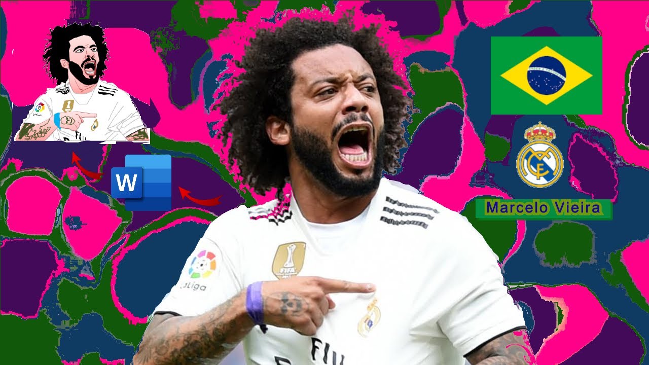 Marcelo draw in Microsoft word I Funny Drawing - YouTube