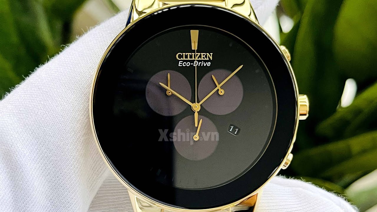 Xship.vn: Citizen Axiom Eco-Drive Men Watch AT2242-55E - YouTube