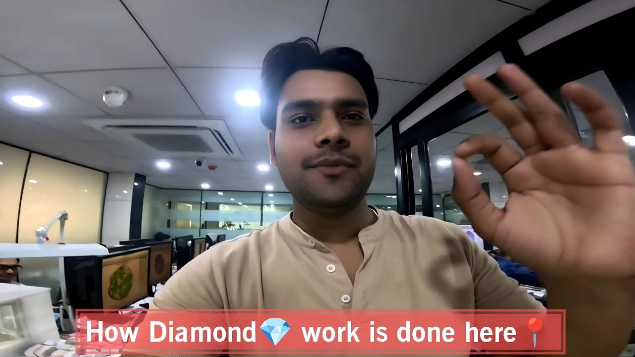?How they making diamonds here 😱🔥 diamond 💎 office in surat gujarat ...