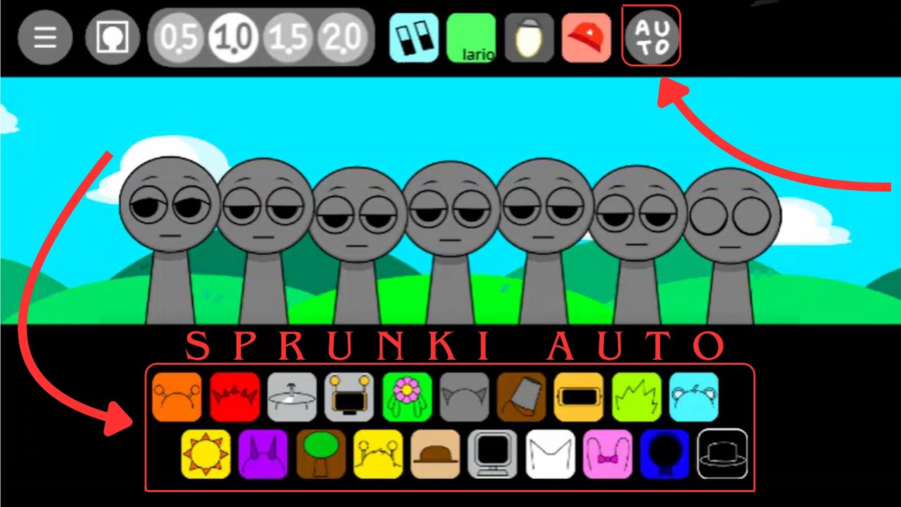 Sprunki ALL MODE TOGETHER {AUTO MIX} - YouTube