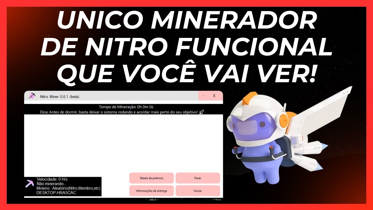 UNICO "GERAD0R DE N1TRO" REALMENTE FUNCIONANDO (Nitr0Miner) - YouTube