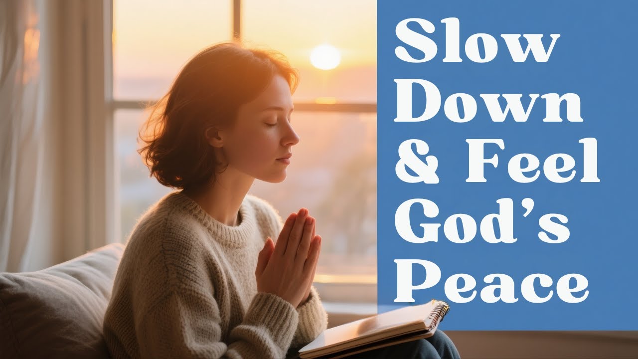 A Prayer to Slow Down and Find Joy in the Present Moment - YouTube
