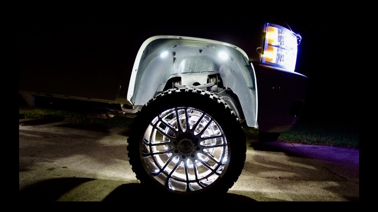 How to Install Wheel Lights On a Chevy Silverado - YouTube