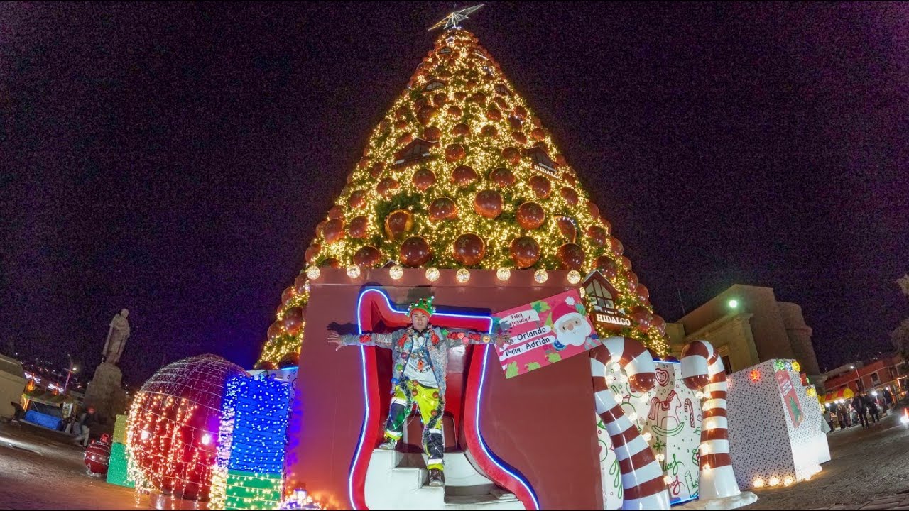 NAVIDAD en PLAZA JUAREZ | PACHUCA 2023 - YouTube