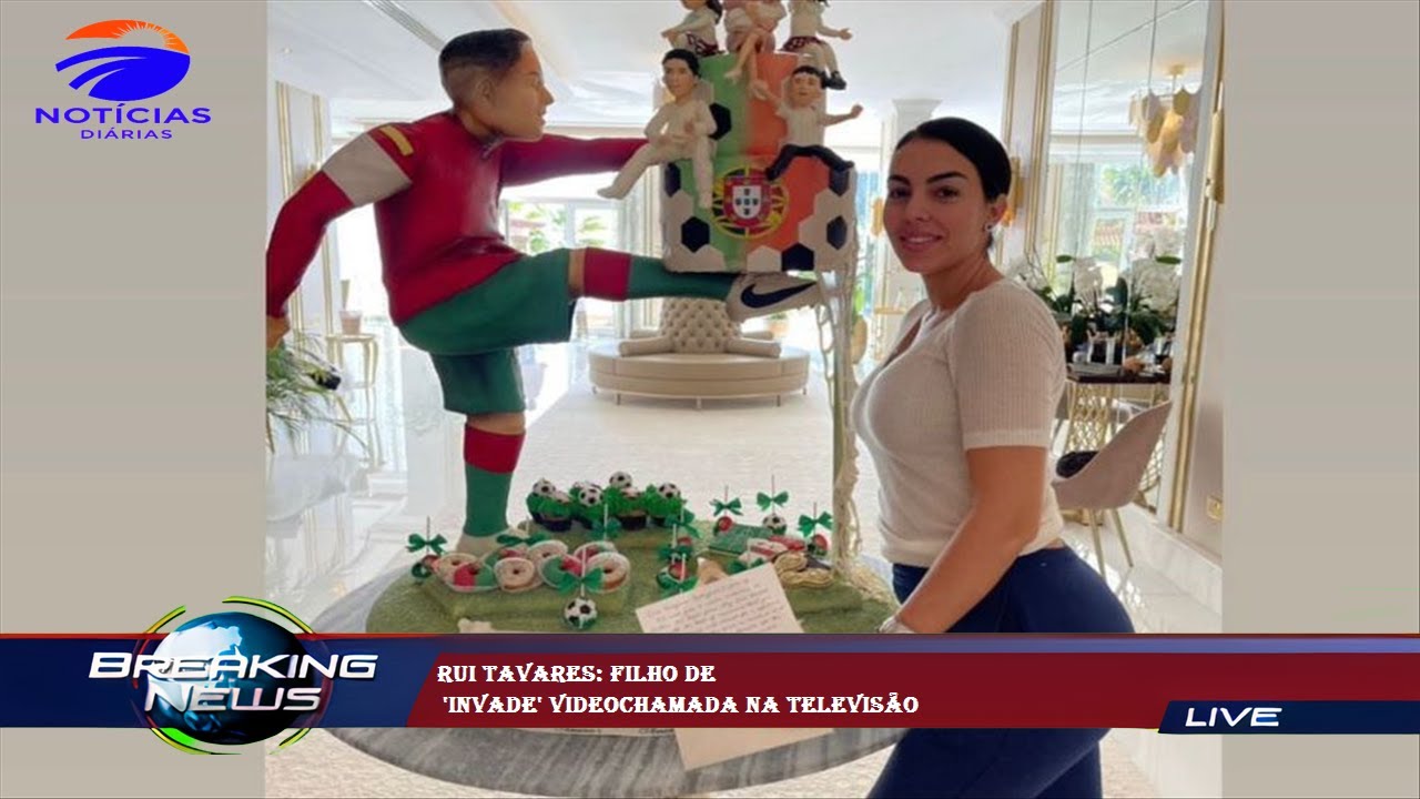 Rui Tavares: Filho de 'invade' videochamada na televisão - YouTube