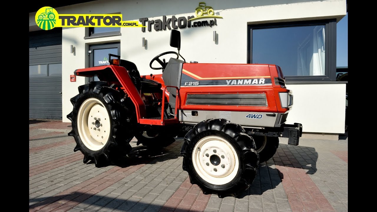 Yanmar F215 4x4 19KM japoński traktorek TRAKTOR.COM.PL - YouTube