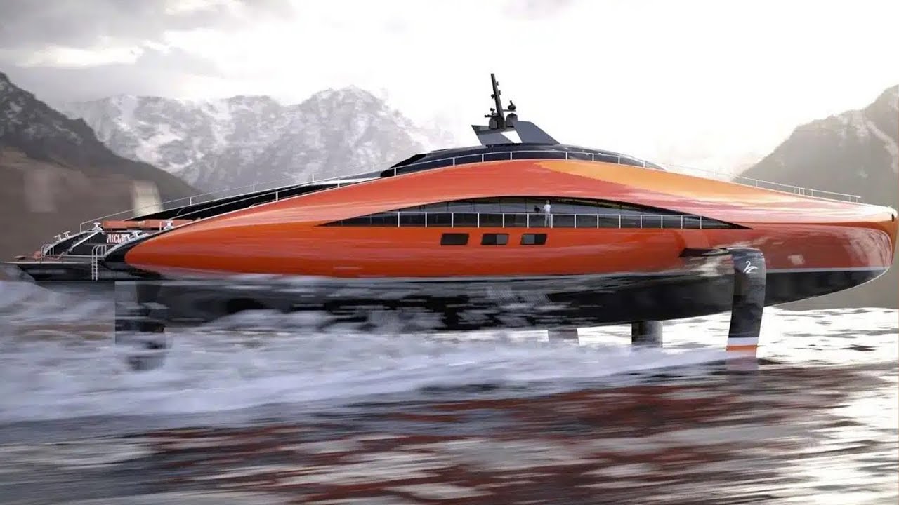 Plectrum: $87M Flying Superyacht Soars at 140 km/h - YouTube