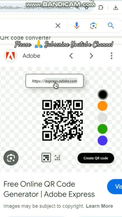 Website URL To QR Code Generate - YouTube