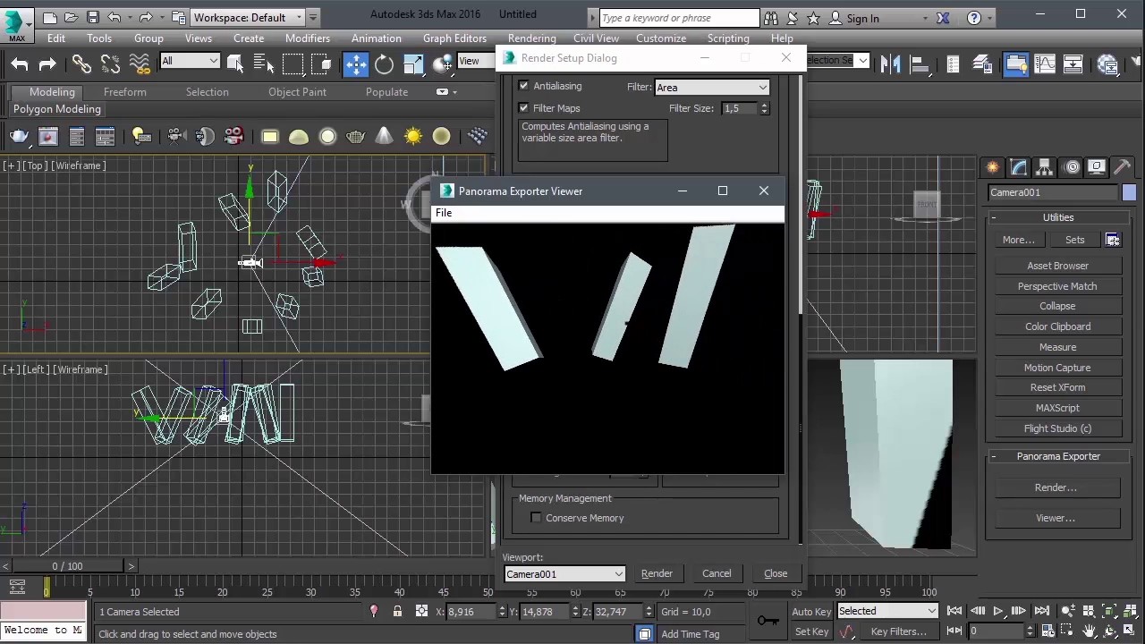 Exportar panorama 360° en Autodesk 3DS Max - YouTube