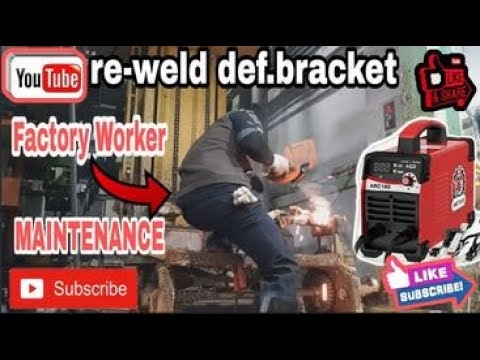 Welding Defective bracket in my WORK SITE || roger korea official - YouTube