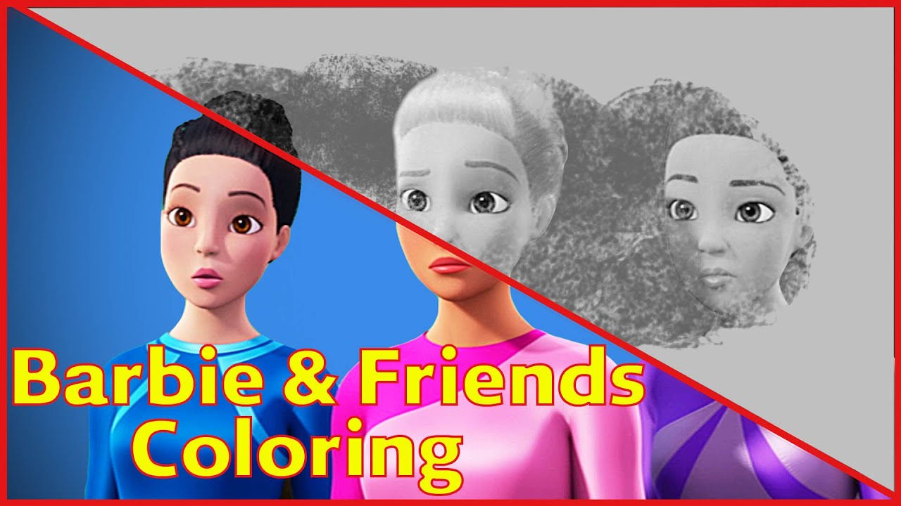 Barbie Coloring Pages | Spy Squad Part 1 | Barbie Coloring Pages Fun ...