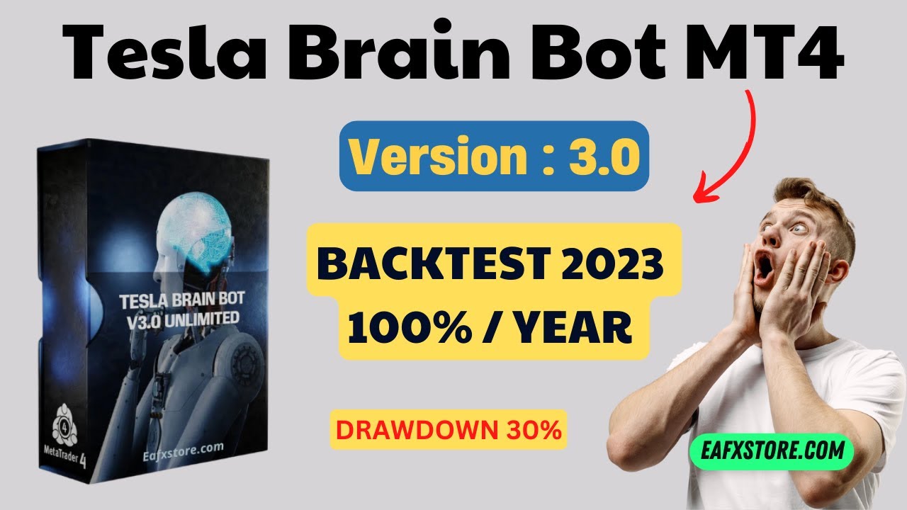 Backtest EA - Tesla Brain Bot MT4 - FX STORE EA - YouTube